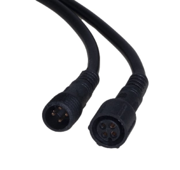 Kabl 40cm sa muškim i ženskim konektorom IP68 vodootporni četvoroponi 2.4A 230V
