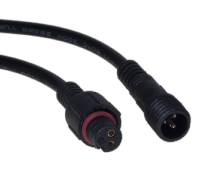 Kabl 40cm sa muškim i ženskim konektorom IP68 vodootporni tropolni 2.4A 230V