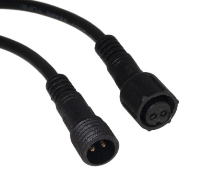 Kabl 40cm sa muškim i ženskim konektorom IP68 vodootporni dvopolni 2.4A 230V