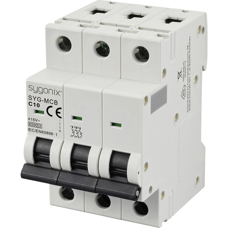 Sygonix SY-6441090 SYG-MCB 3P/C32/6KA MCB automatski osigurac 3-pin 32 A 415 V AC