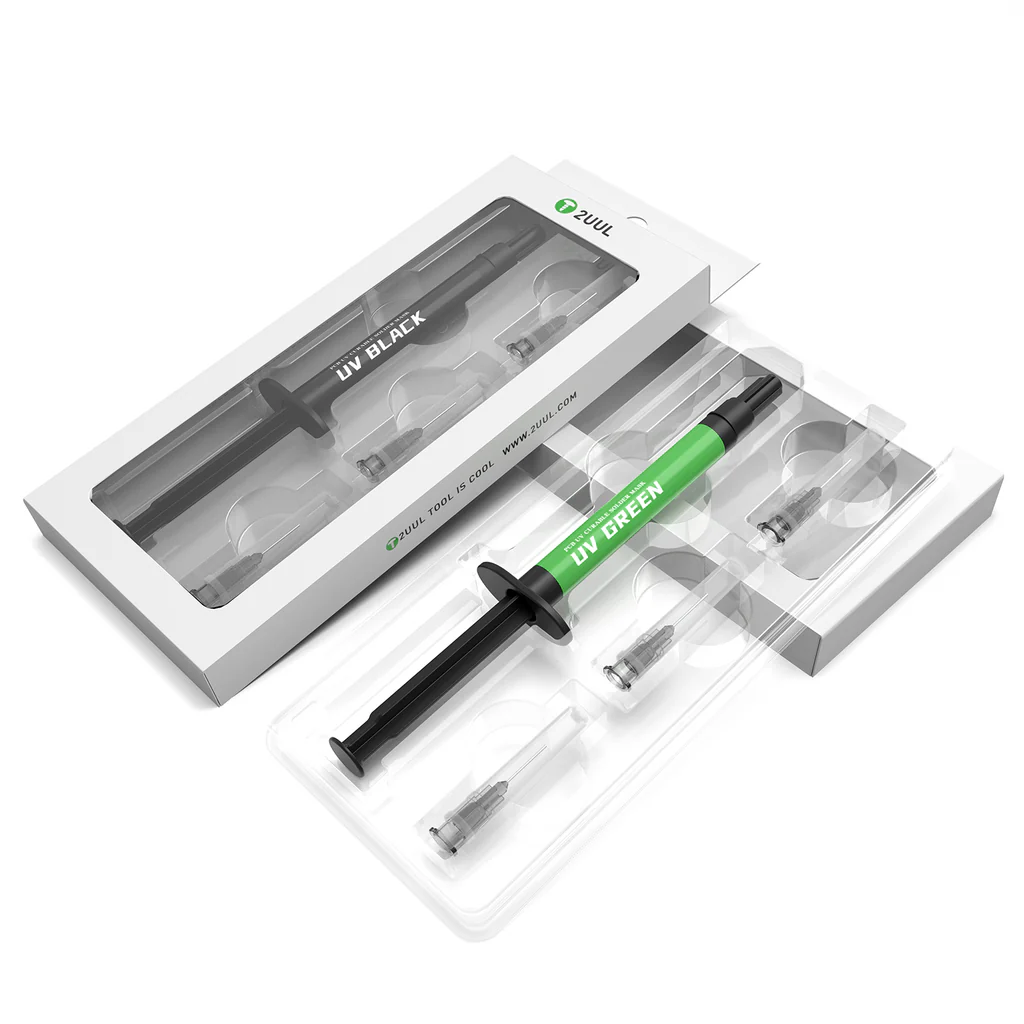 UV maska za izradu zaštitnog filma na PCB u špricu 3x 0.6mm Green