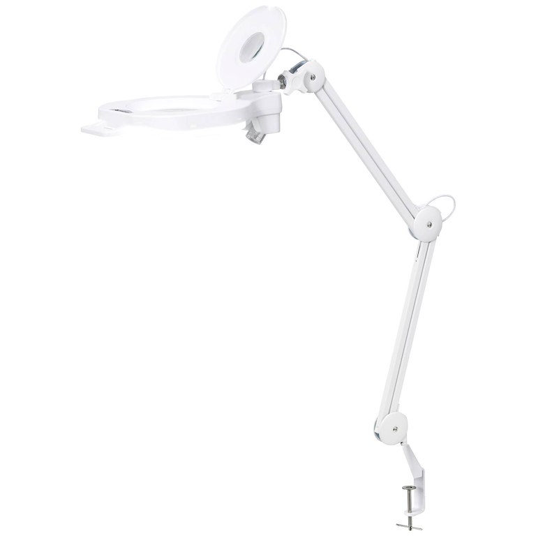 Lupa stona velika sa UV / LED osvetljenjem TOOLCRAFT 3D 15D, sočivo 133mm 56mm