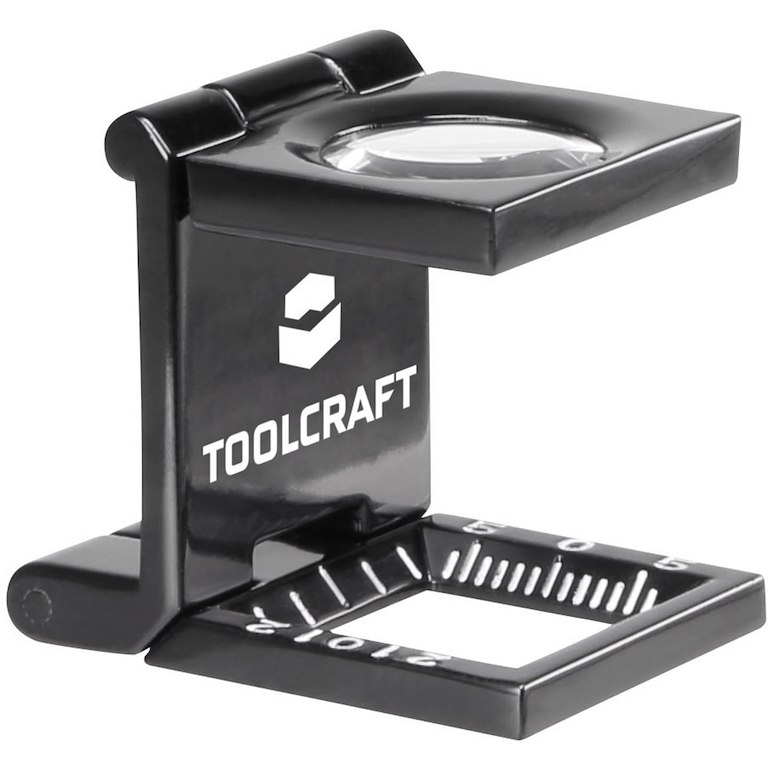 Lupa na sklapanje TOOLCRAFT 1505088 10x, sočivo 14mm