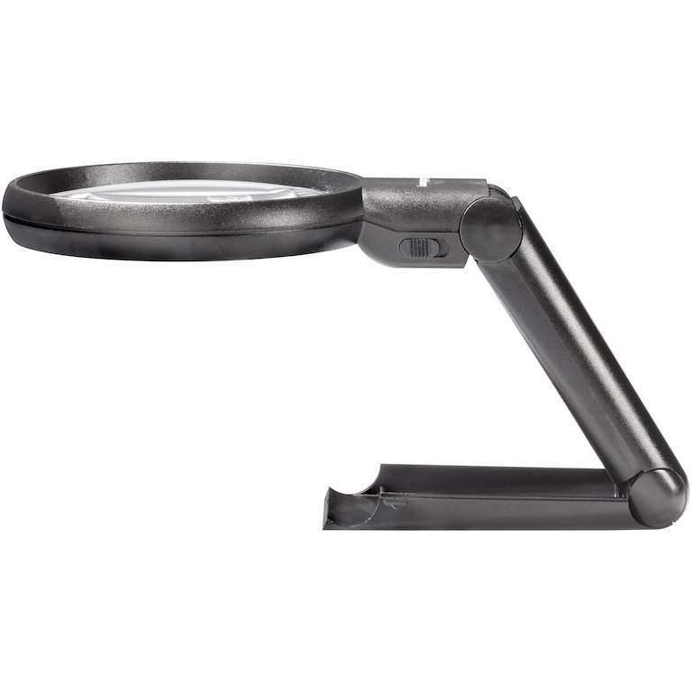 Lupa ručna sa osvetljenjem TOOLCRAFT 821010 2x 4x, sočivo 85mm