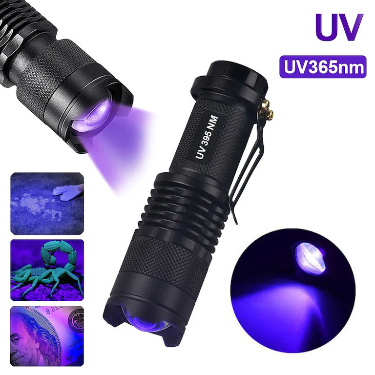 Lampa LED JWD mini UV 365nm