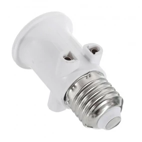 Adapter sijalični E27 muški – E27 ženski / Euro utičnica