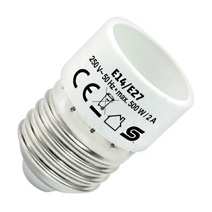 Adapter silajični E14 ženski – E27 muški