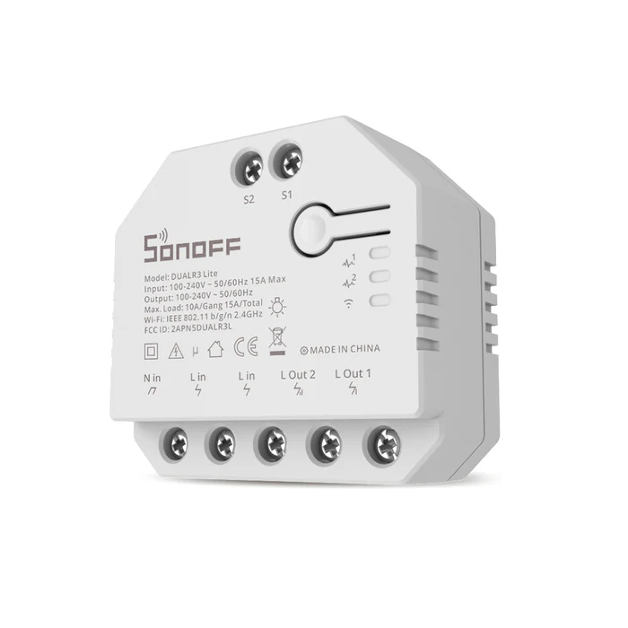 SONOFF DUALR3 Lite smart home 2 kanalni naizmenični prekidač
