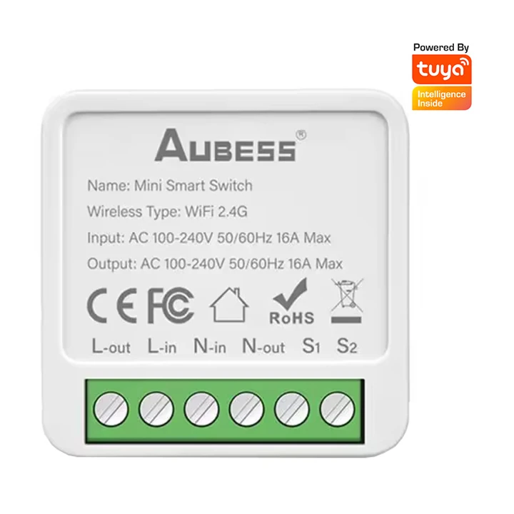 Tuya smart WiFi prekidač 16A 230VAC