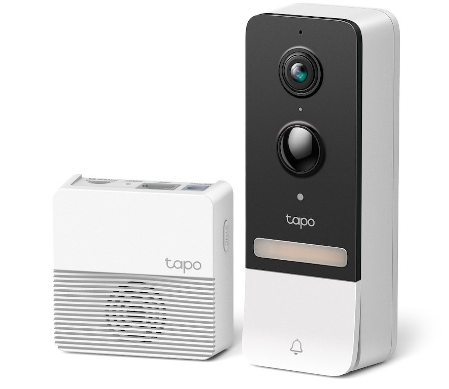 TP-Link Tapo D230S1 baterijski video interfon, 5MP dan-noć, IP64, AI detekcija lica