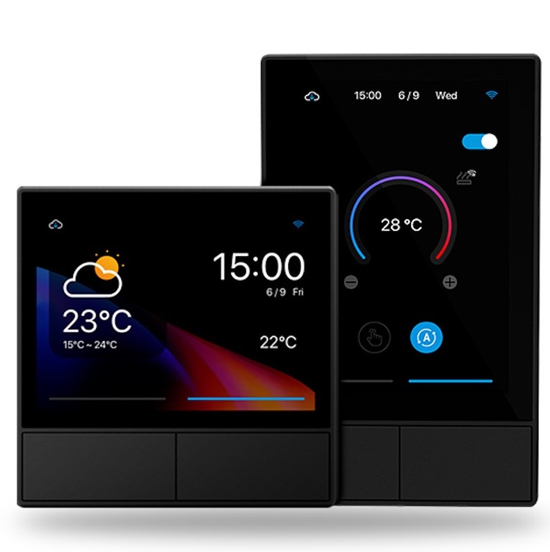 SONOFF NS Panel LCD smart home 86x86mm HMI Touch panel 3.5″ 480×320