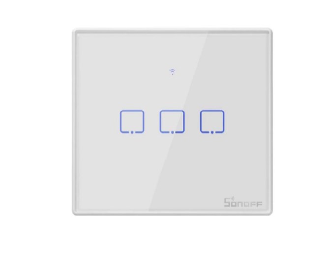 SONOFF T2-TX smart home trostruki zidni prekidač