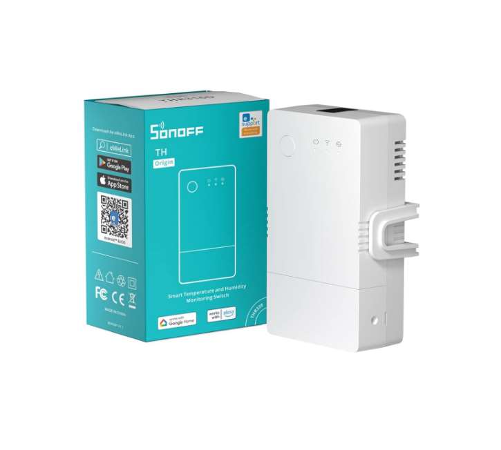 Detektor SONOFF TH Origin THR316 smart home prekidač 3500W sa merenjem temperature i vlažnosti