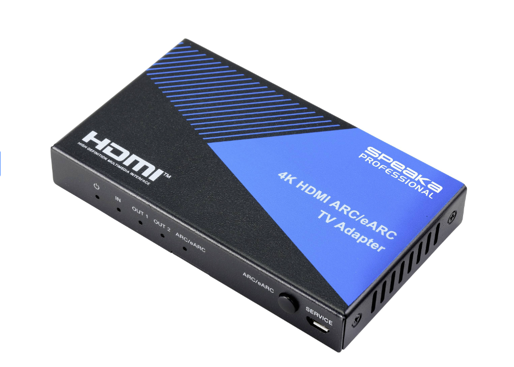 SpeaKa Professional AV konverter SP-HDA-500 – HDMI na HDMI, eARC/ARC adapter, 4K UHD