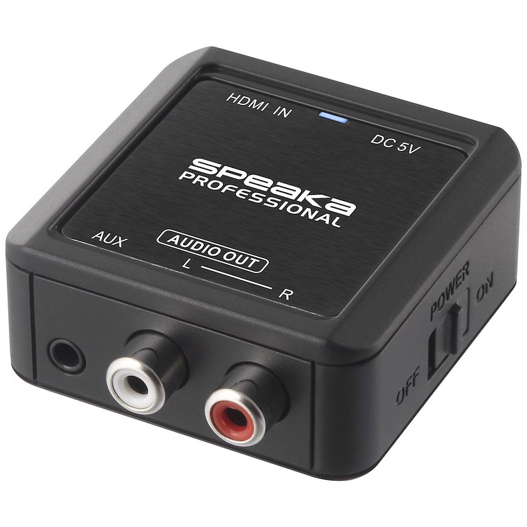 SpeaKa Professional HDMI na RCA Audio konerter – Pretvaranje HDMI signala u analogni video i audio