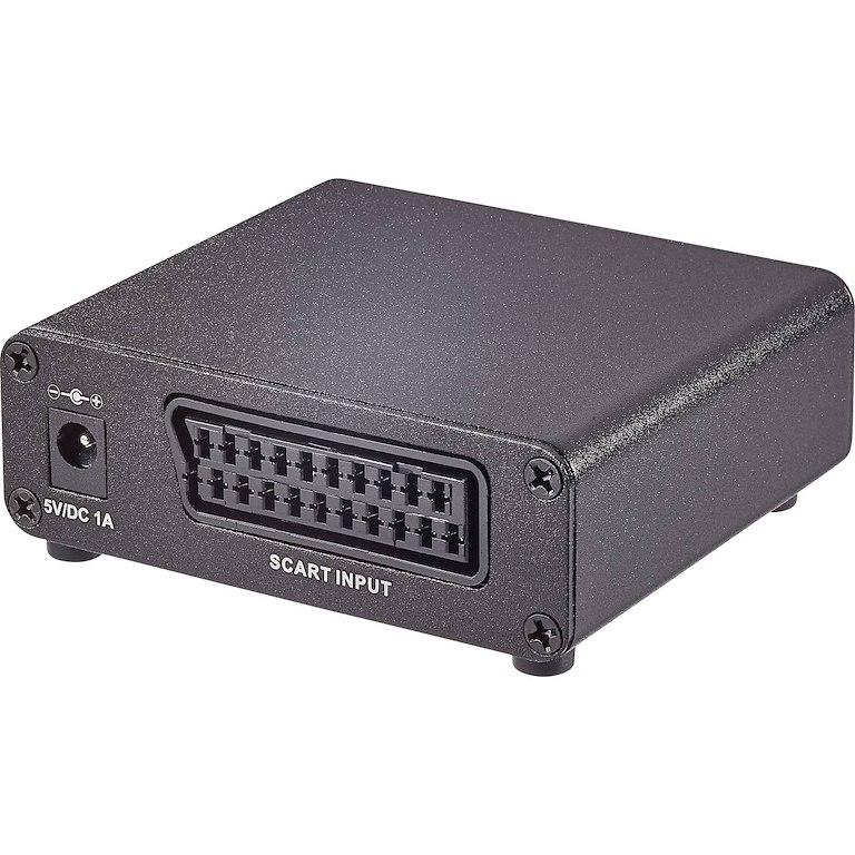 SpeaKa Professional AV konverter SP-SC-HD-02 – SCART na HDMI + Jack, Full HD 1080p