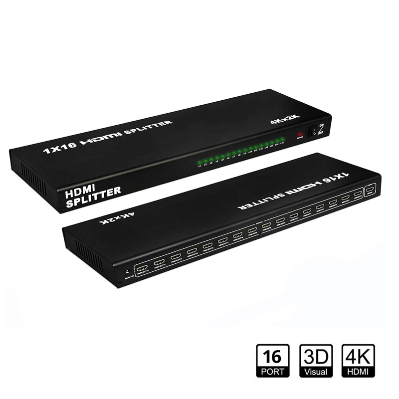 HDMI Switch/Splitter 16 porta UHD 4Kx2K 1080P