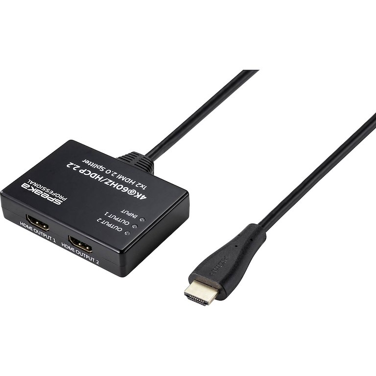 SpeaKa Professional HDMI Splitter SP-9443508 1×2 – Full HD HDMI razdelnik