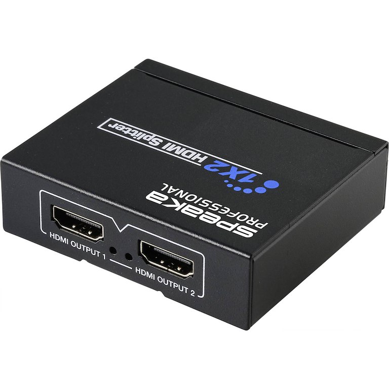SpeaKa Professional HDMI Splitter SP-HDS-110 1×2 – 4K UHD HDMI razdelnik