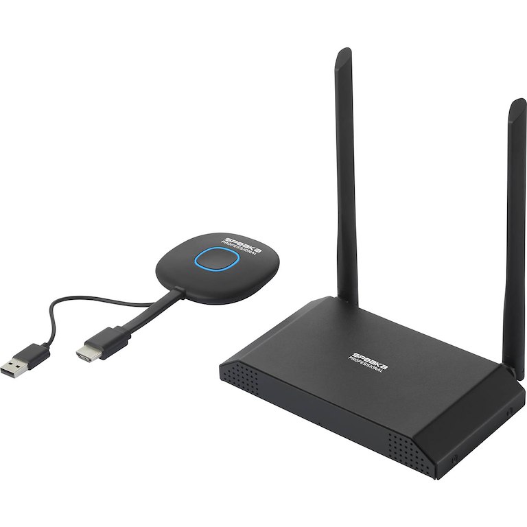 SpeaKa Professional SP-VShare – Bežični 4K HDMI Extender do 50m