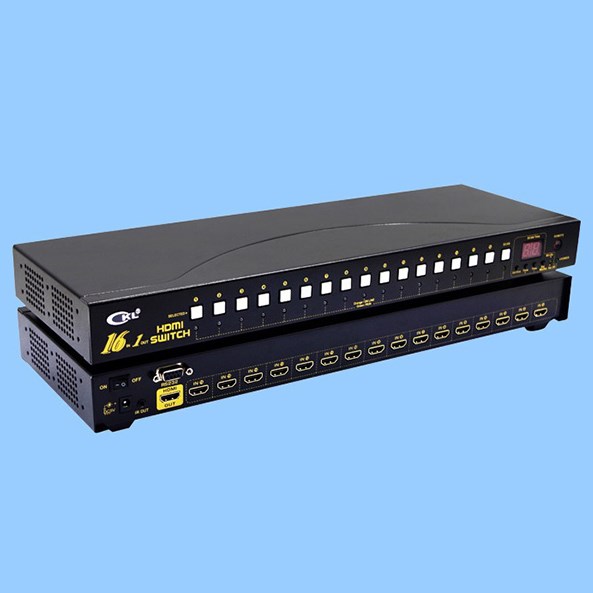 HDMI Svič CKL-161H – 16 Ulaza / 1 Izlaz, HDMI 1.3, Full HD, Daljinsko Upravljanje