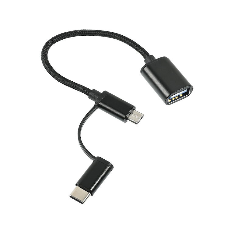 Kabl Type C MicroUSB na USB 3.0 ženski