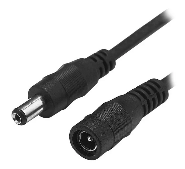 Kabl napojni 2.1×5.5mm muški – 2.1×5.5mm ženski 2m