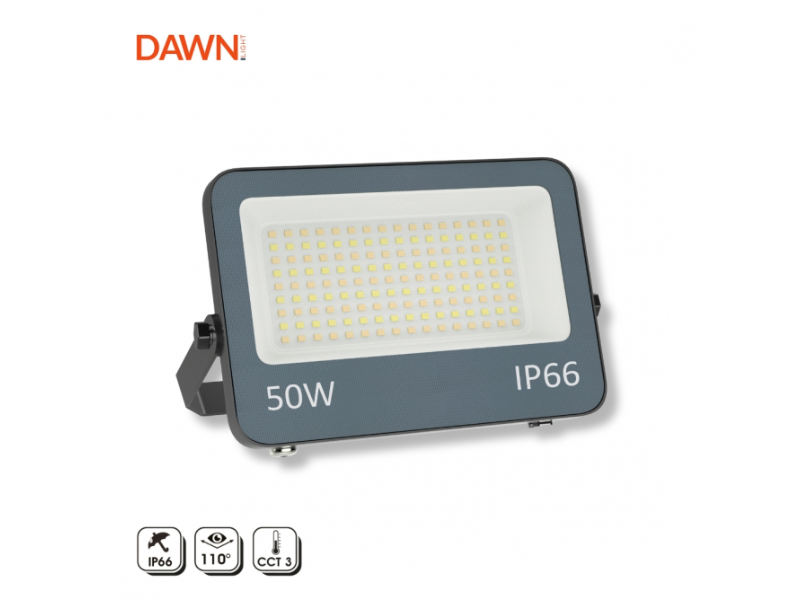 LED REFLEKTOR DAWN 50W SMD CCT GN-FL913-50