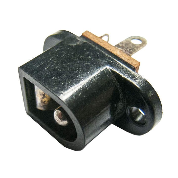 Napojni konektor 2.5/5.5mm M, ugradni plasti?ni