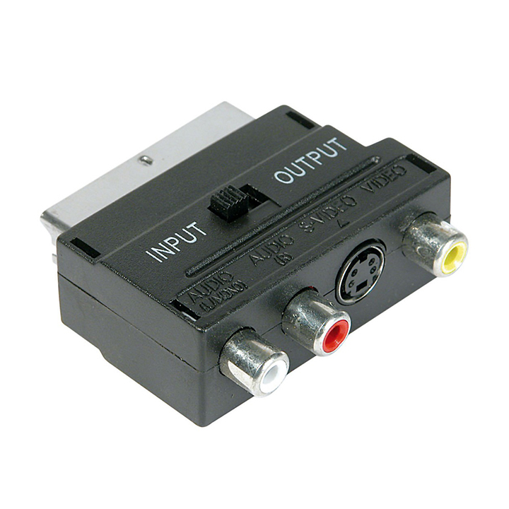 Adapter skart M – 3xRCA F + SVHS F
