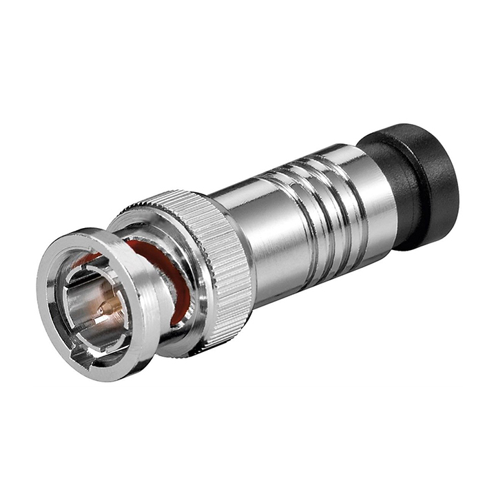 BNC M RG6 75ohm, kompresioni