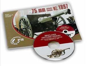 ROSSAGRAPH MDPM26 75mm wz. 1897 cannon (with CD)