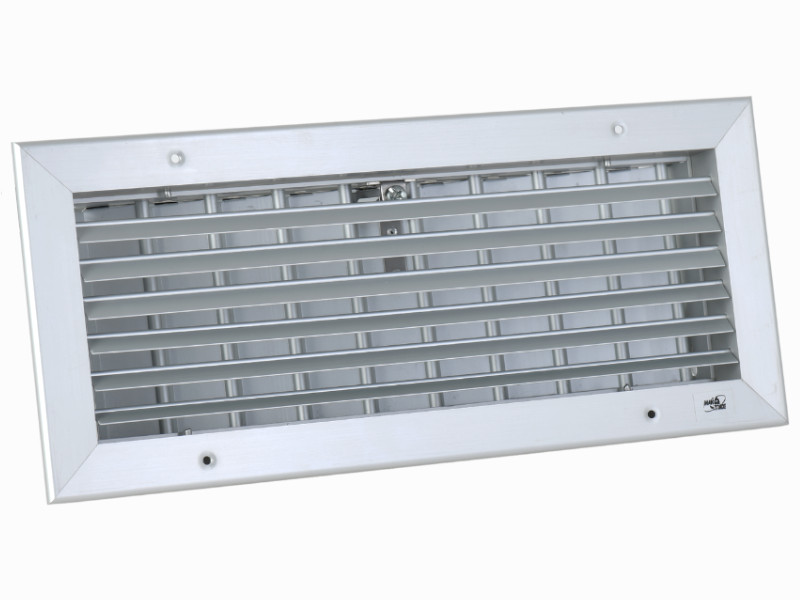 VENTILACIONA REŠETKA UNUTRAŠ. 2 REDA LAMELA AL 500X200 DEMPER MTG
