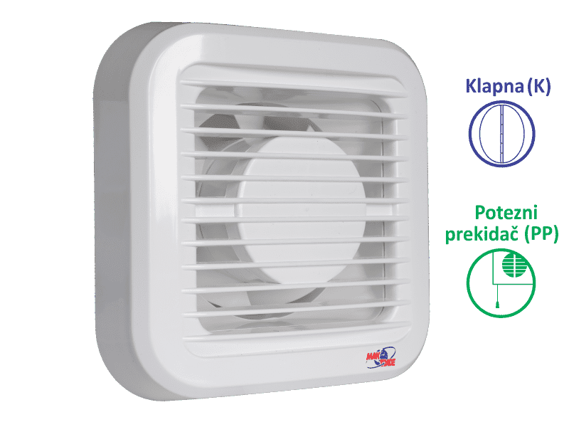 VENTILATOR KUPATILSKI MTG A100N-PPK