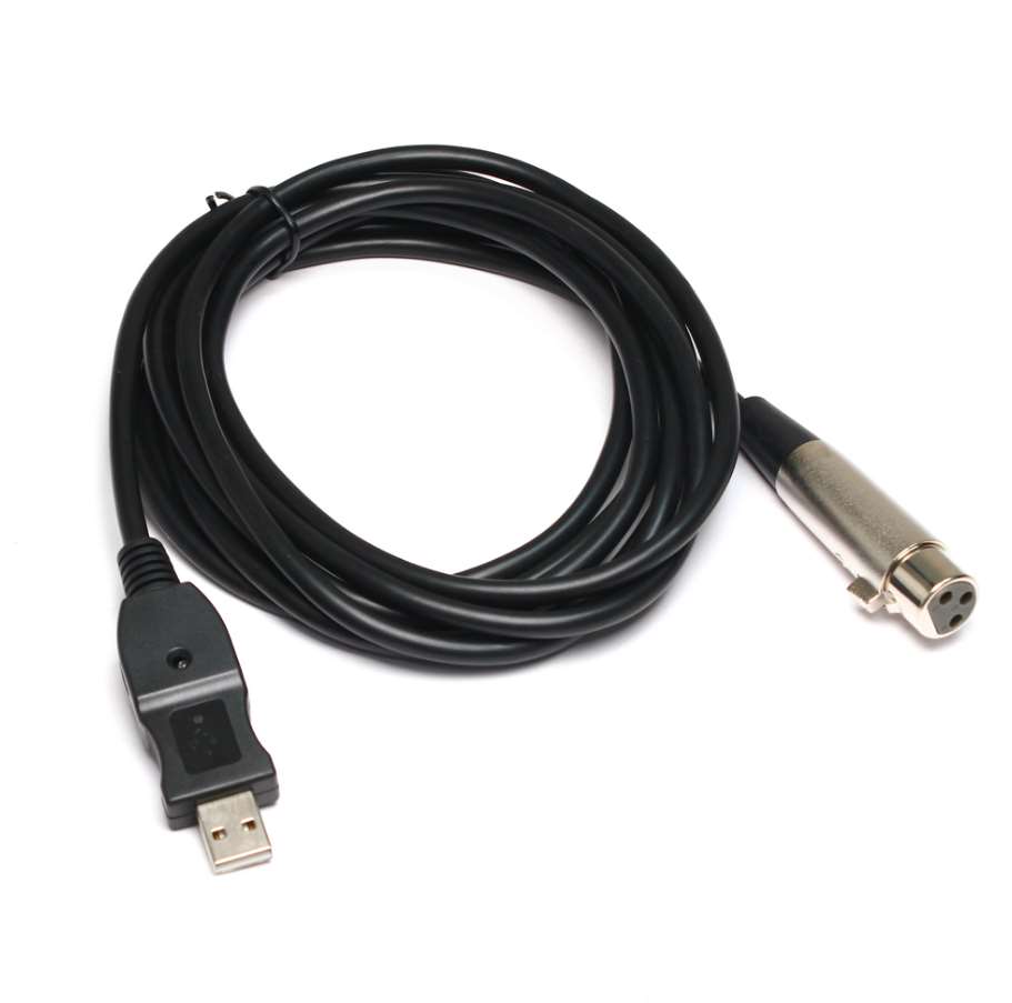 Kabl audio mikrofonski USB – XLR, 3m