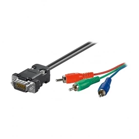 Kabl VGA muški – 3xRCA, 5m