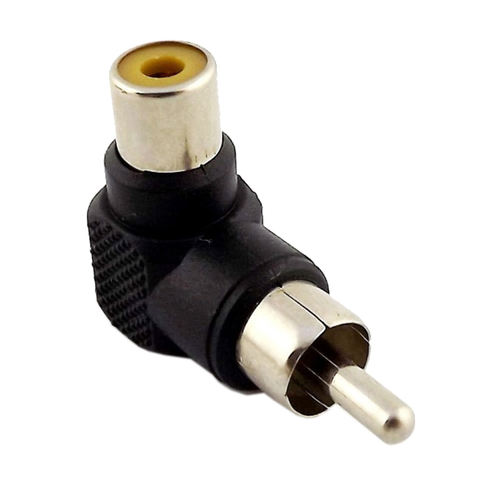Adapter RCA F – RCA M pod uglom