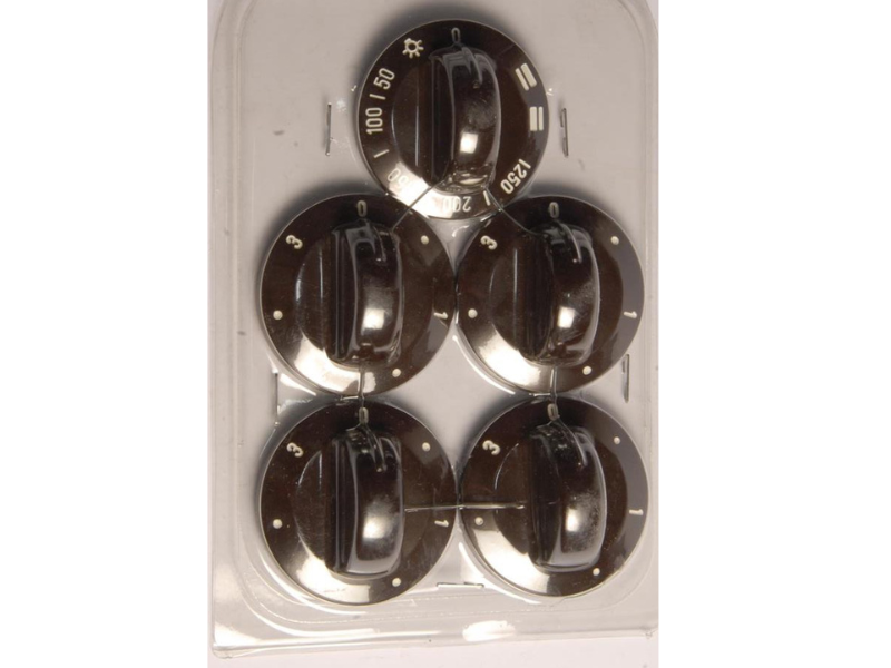 DUGME ŠPORETA GORENJE-BRAON (SET 5 KOM)