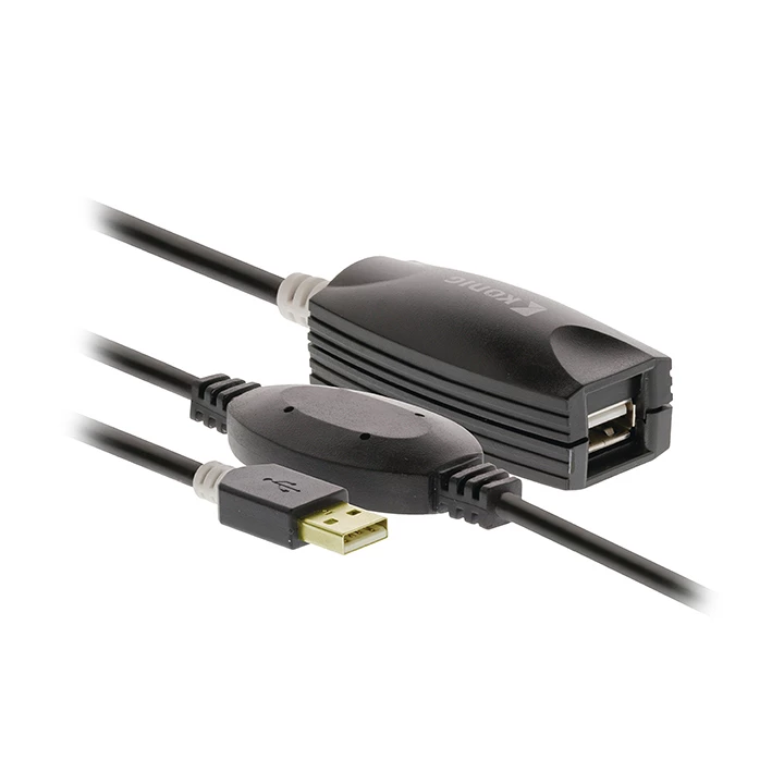 Kabl USB 2.0 muški – USB ženski, 20m