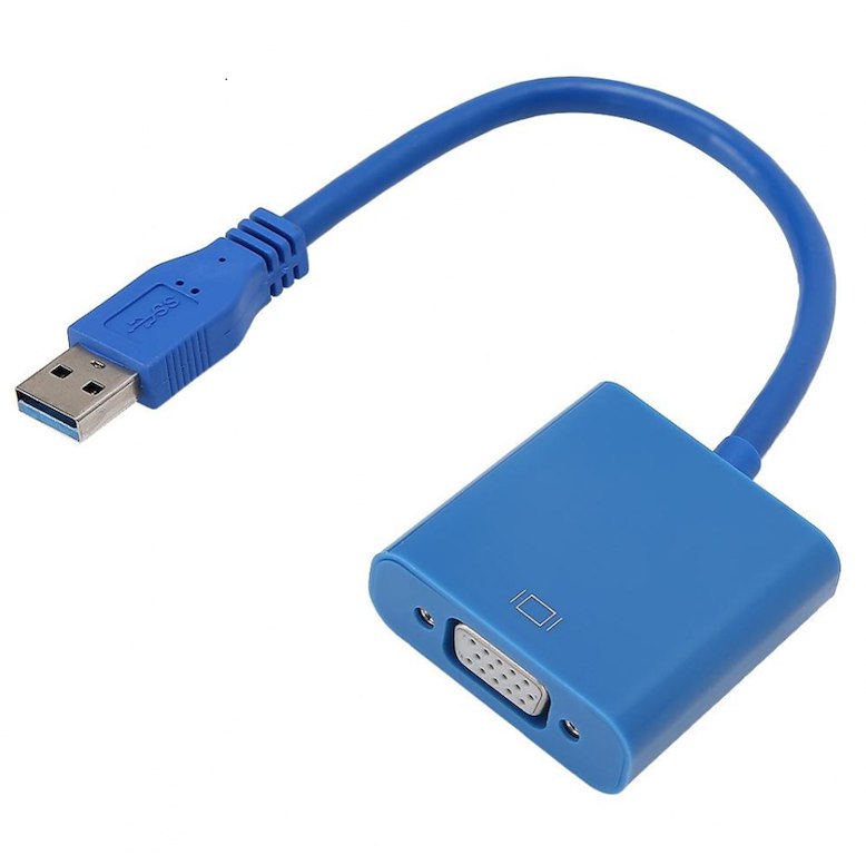 Kabl USB 3.0 muški – VGA ženski, 0.2m
