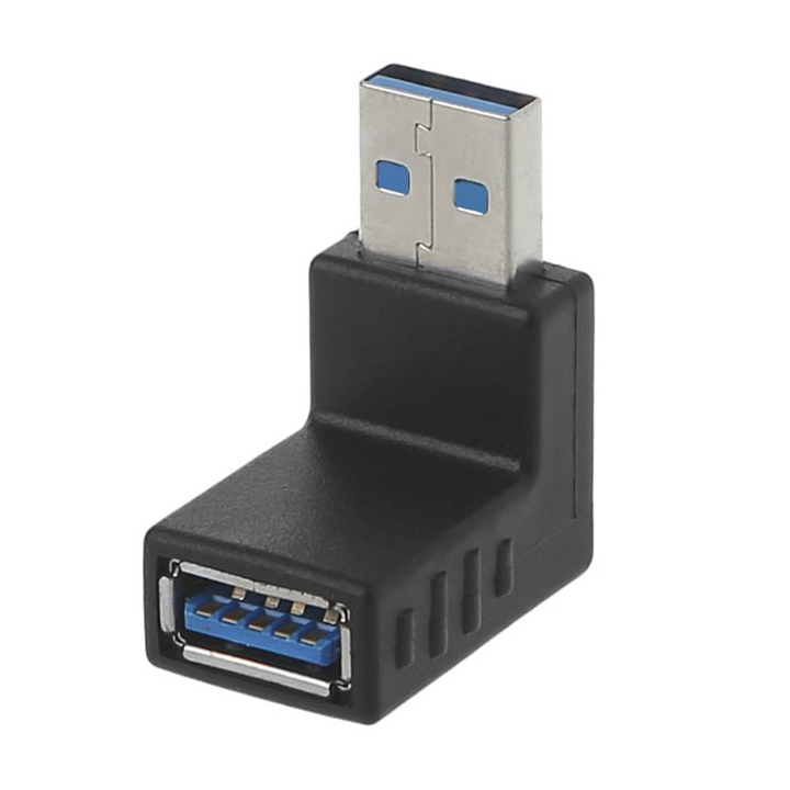 Adapter USB muški – USB ženski ugaoni 270