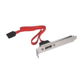Kabl PC SATA muški – eSATA ženski (ugradni), 0.5m