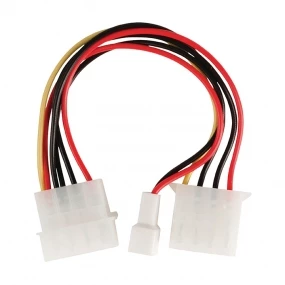 Kabl PC Napojni ženski – Napojni muški + muški (ventilator), 0.15m
