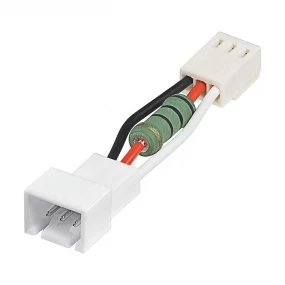 Kabl PC napojni 3pol ženski – napojni 3pol muški za ventilator sa otpornikom, 6cm
