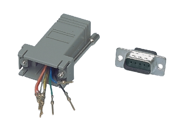 Adapter D-SUB 9-Pin muški na UTP RJ45