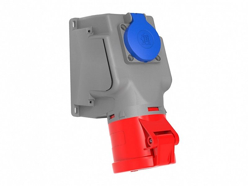 UTIČNICA ZIDNA UKO-UTO BEMIS IP44 32A 3P+E 380V SA UTIČNICOM BC1-3504-2537