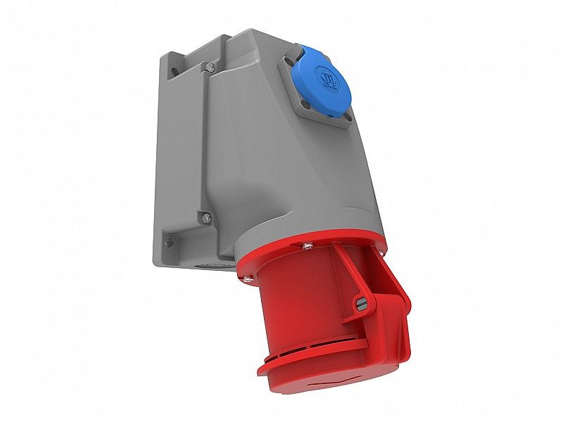UTIČNICA ZIDNA UKO-UTO BEMIS IP44 63A 3P+E 380V SA UTIČNICOM BC1-4504-2537