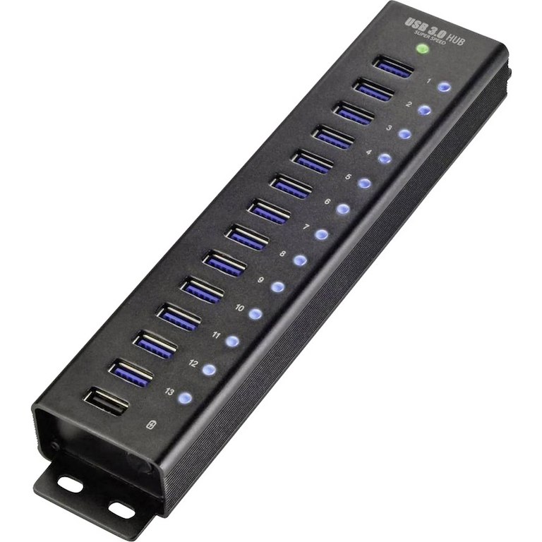 USB HUB 13 porta Renkforce 3.2 sa indikatorima