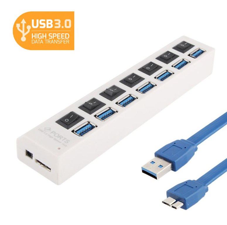 USB HUB 3.0 7 porta sa prekidačima