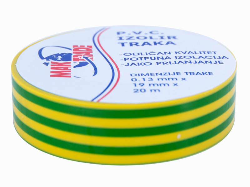 IZOLIR TRAKA ŽUTO-ZELENA MTG 0,13X19X20M